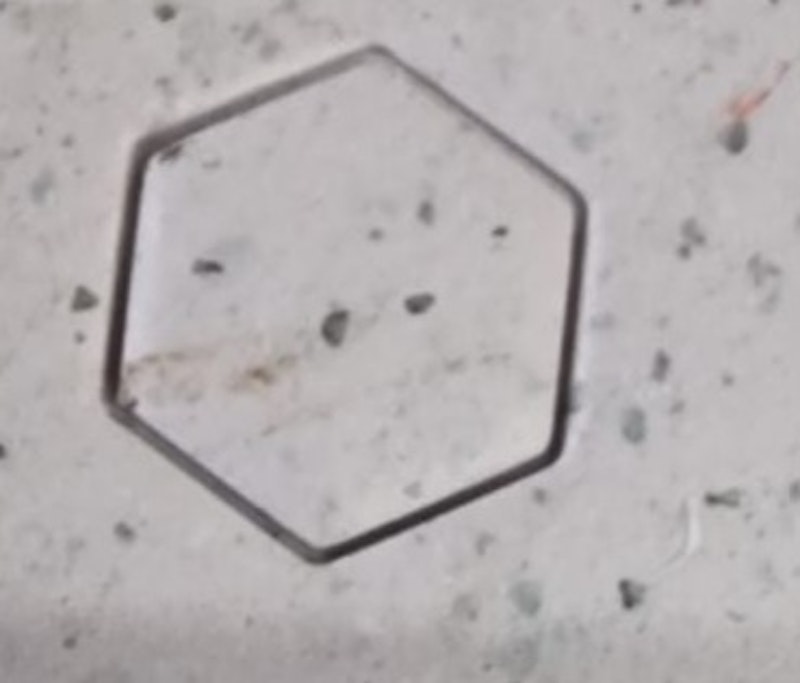 Micro Cutter Hexagon 8mm