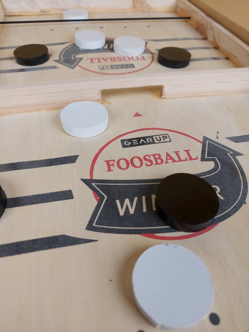 Foosball Winner Board Game For Family Wooden 2 Player Game