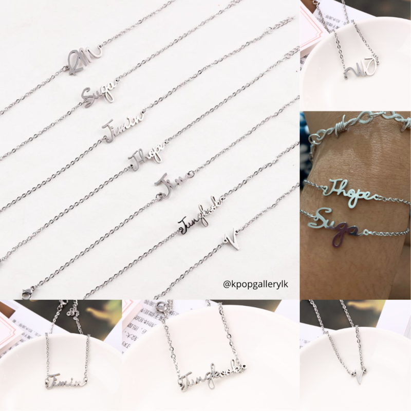 BTS Name Bracelet